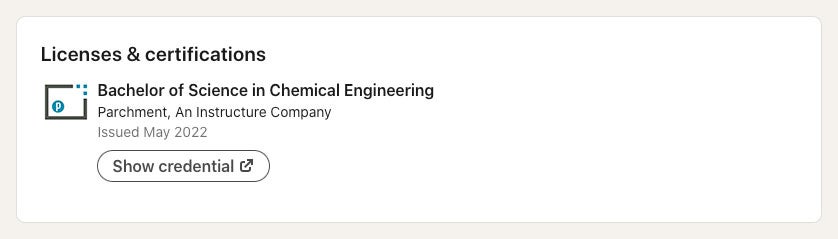 How To Share A Digital Diploma on LinkedIn - Parchment